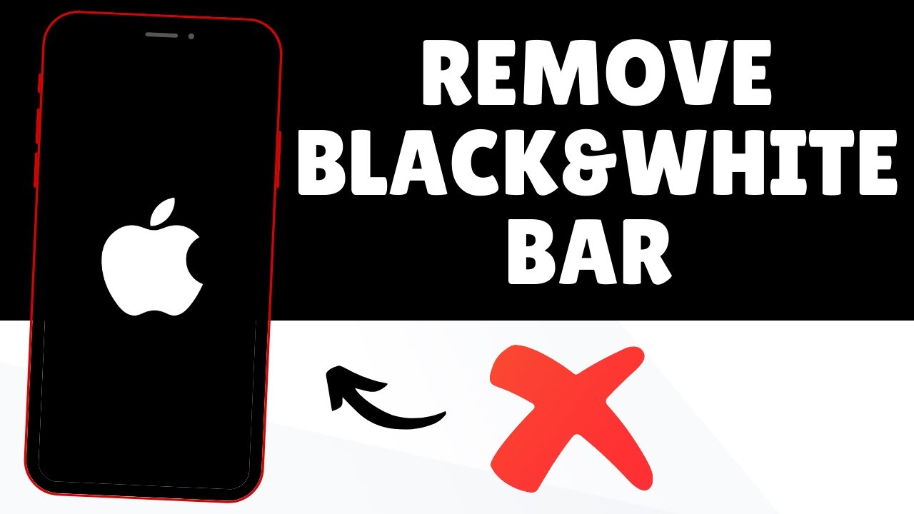 iPhone: How to Remove the Black Bar at the Bottom (Step by Step) - YouTube