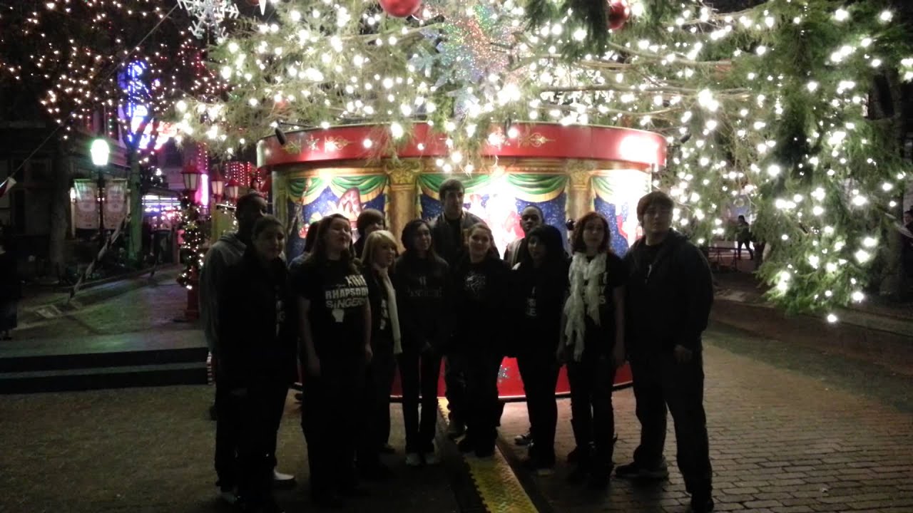 Christmas flash mob 1 - YouTube