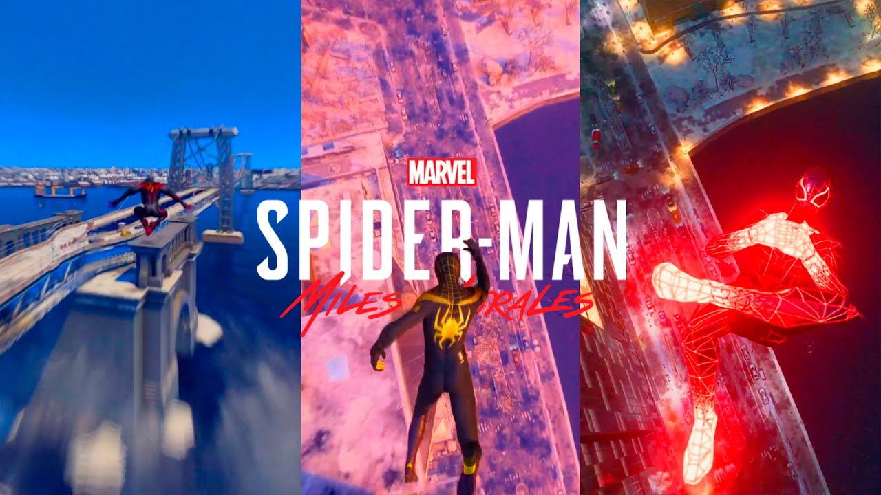 Miles Morales' AMAZING Spider-Man Flights COMPILATION You Need to See ...