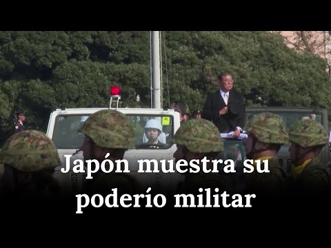 El primer ministro de Japón asiste al desfile del 70 aniversario de las Fuerzas de Autodefensa |AC1G