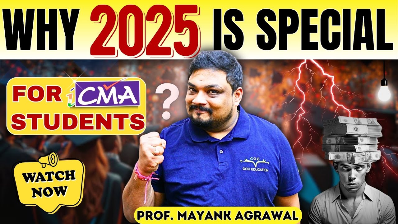 CMA Students 2025 is Yours ? | CMA Best Motivational Video by Prof ...