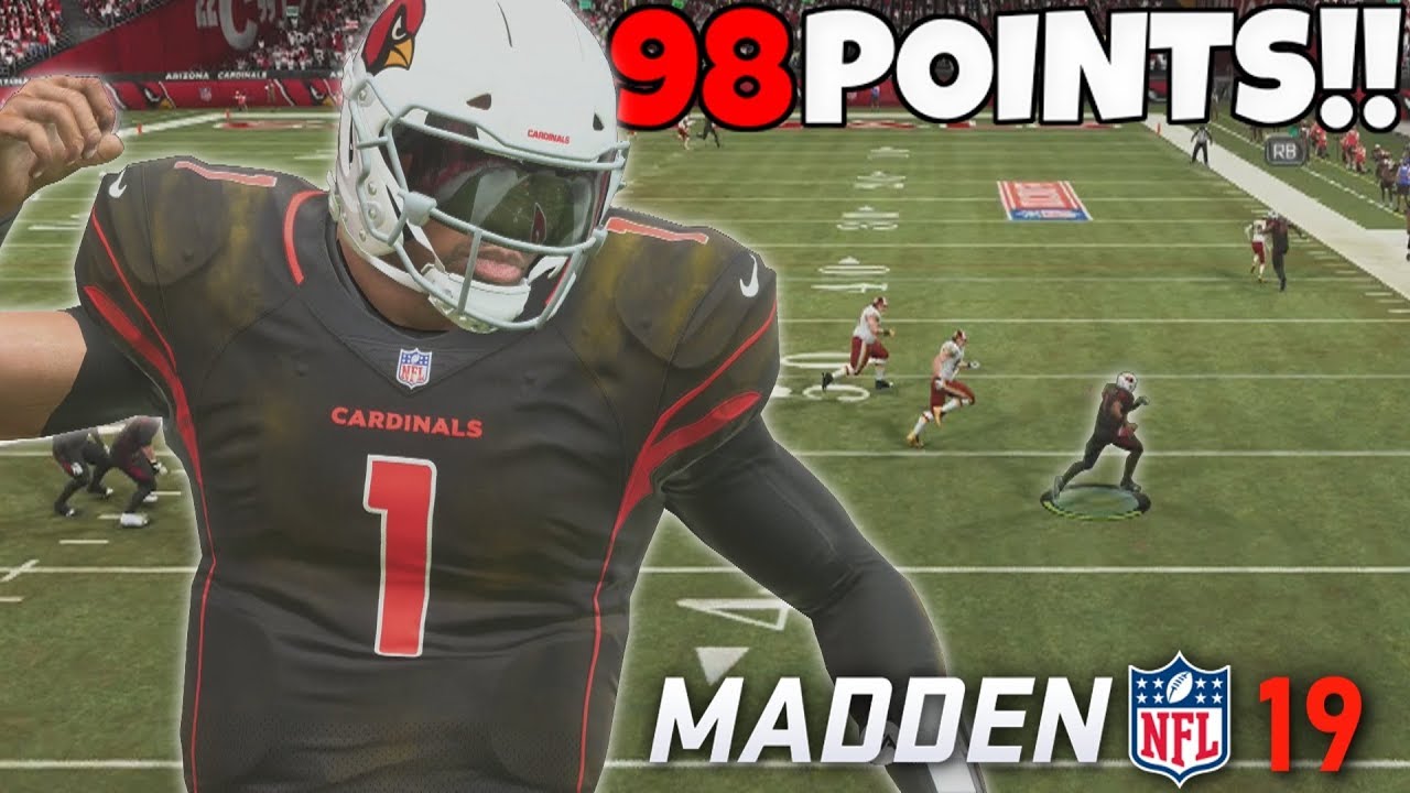 NEW MADDEN 19 PLAYER CAREER!! 98 TOTAL POINTS SCORED IN ONE GAME ...