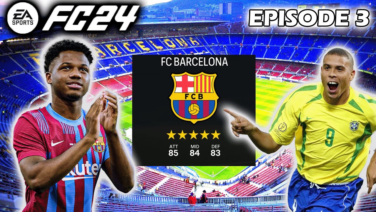 FC 24 Barcelona Career Mode - THE NEXT R9? - YouTube
