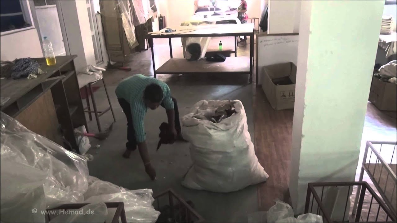 Best of Nepali Wo-Manpower waste management in our Factory - YouTube