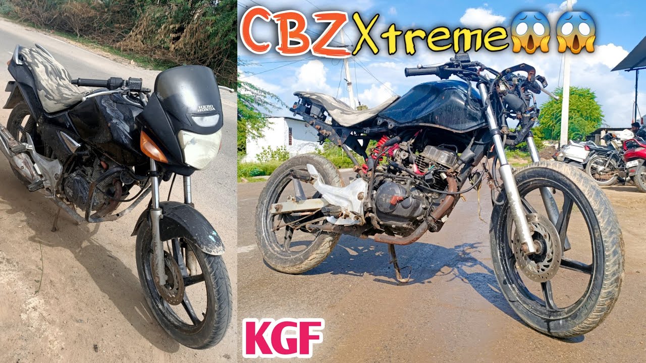 CBZ XTREME BIKE MODIFIED | KGF Bike Look | Single Shocker | 2014 ,2020 ...