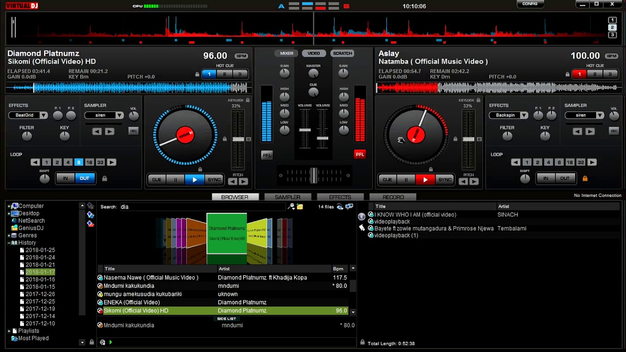 VISHO DJ7 JINSI YA KUFANYA DJ SCRATCH BILA MASHINE YA DJ - YouTube