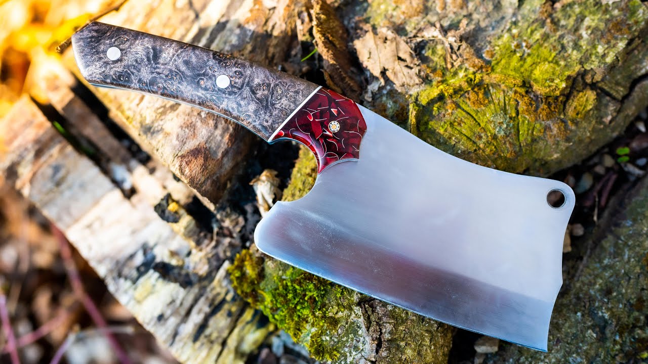 KNIFE MAKING - CLEAVER - YouTube