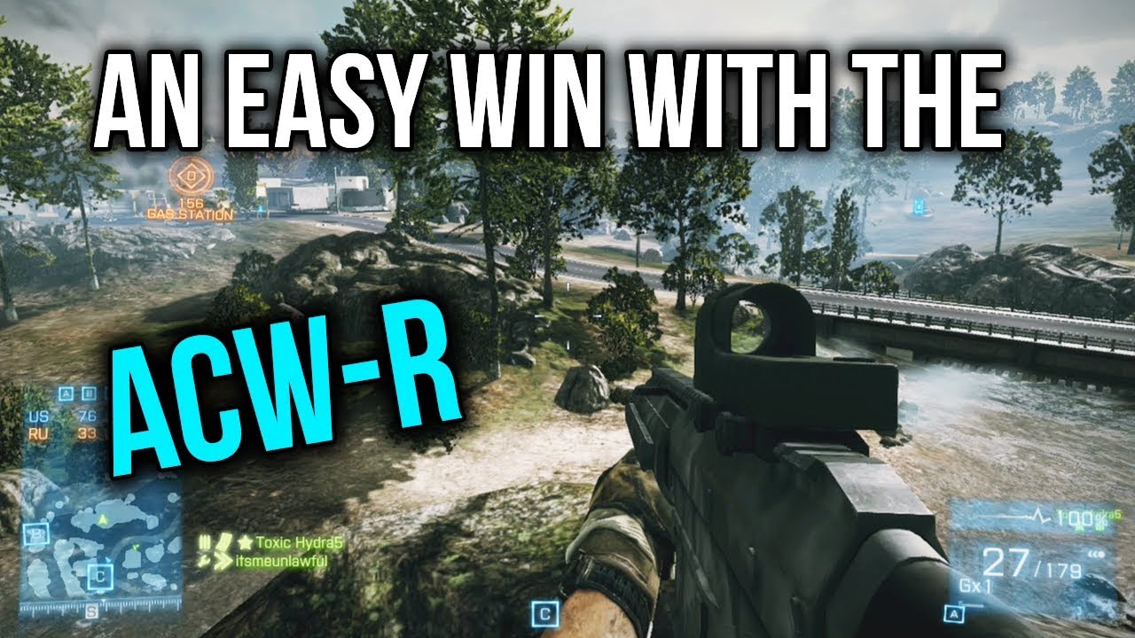 The ACW-R Has An Amazing Accuracy! "Easy Win" Battlefield 3 - YouTube