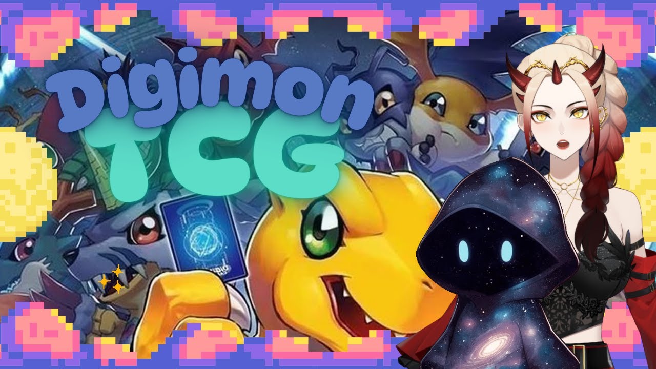 【Collab】Aprendiendo a jugar Digimon TCG【Seren Koyomi】 - YouTube