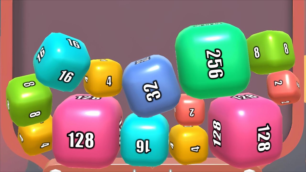 Merge 2048 Cube - Cube Arena 2048, Chain Cube 2048 Gameplay ...