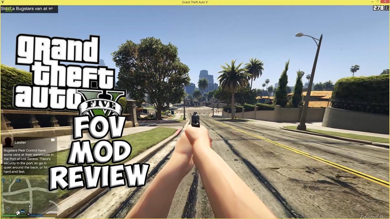 GTA V FOV Mod - YouTube