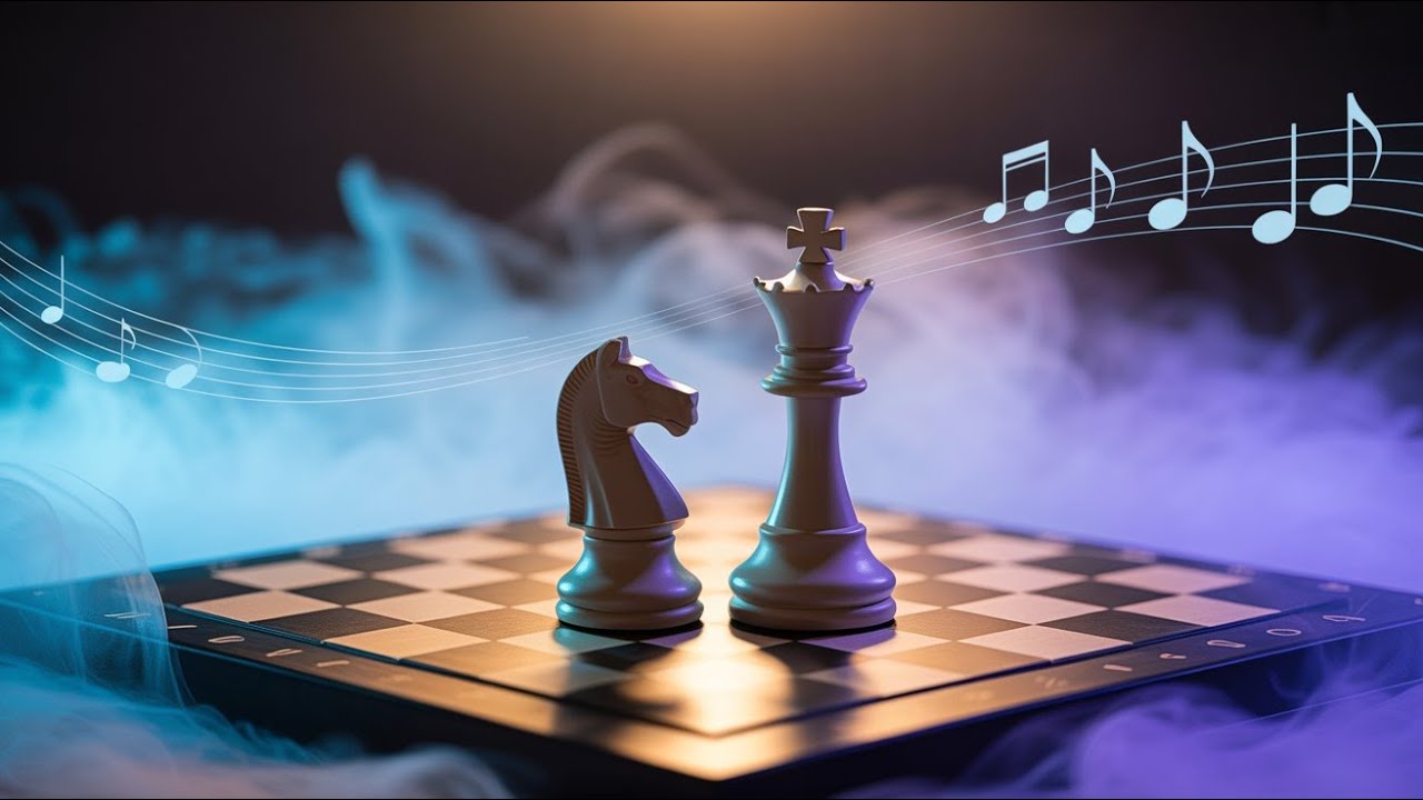 Calm Chess Moves with Gentle Background Music | Relax and Focus - YouTube