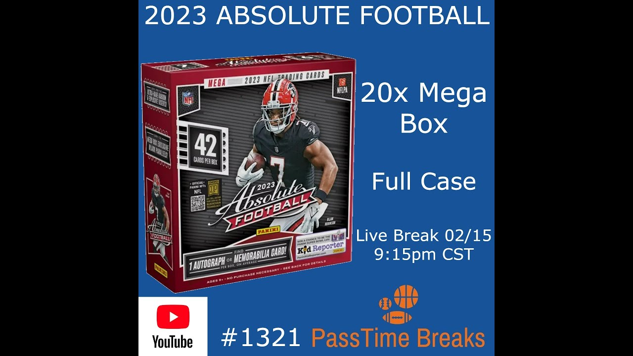 02/21 - 2023 ABSOLUTE FOOTBALL - 20x Mega Box - #1321 LIVE BREAK - YouTube