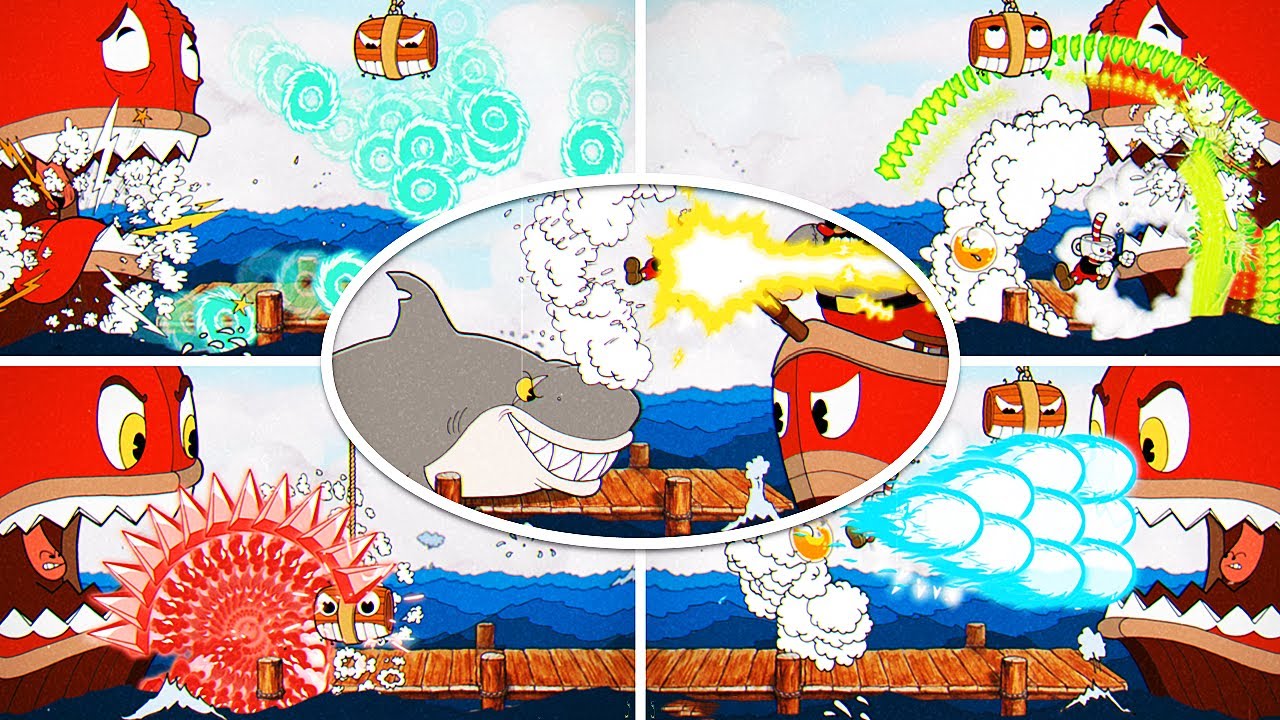 Cuphead - What If You Fight Captain Brineybeard Boss with All Super EX ...
