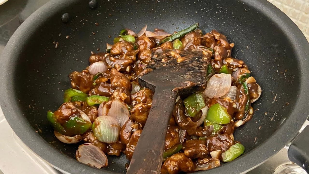 Mushroom chilli dry recipe | Restaurant style - YouTube