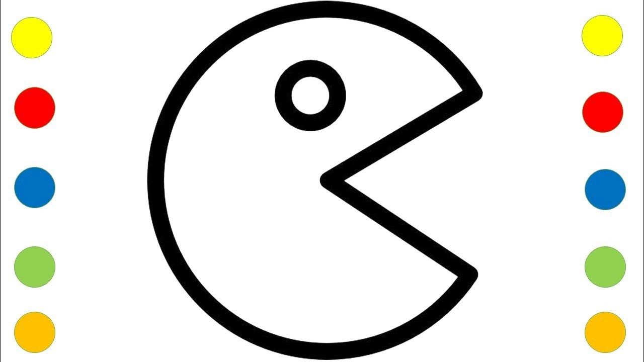 Pacman drawing easy - YouTube