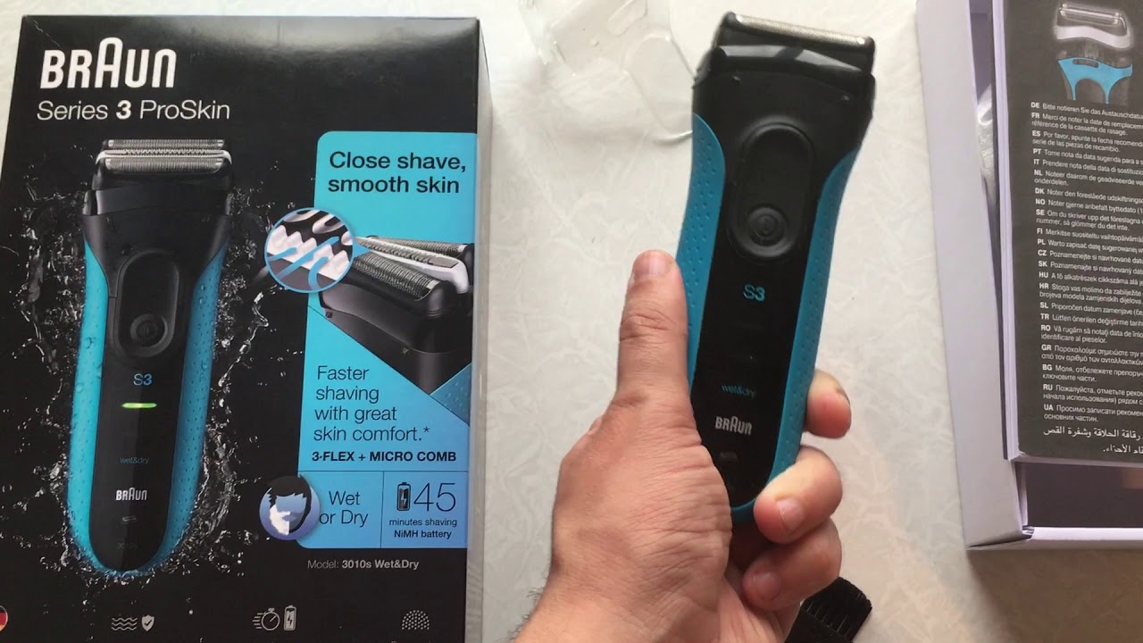 Обзор и отзывы бритвы Braun 3010s купленной в ПлеерРу - YouTube