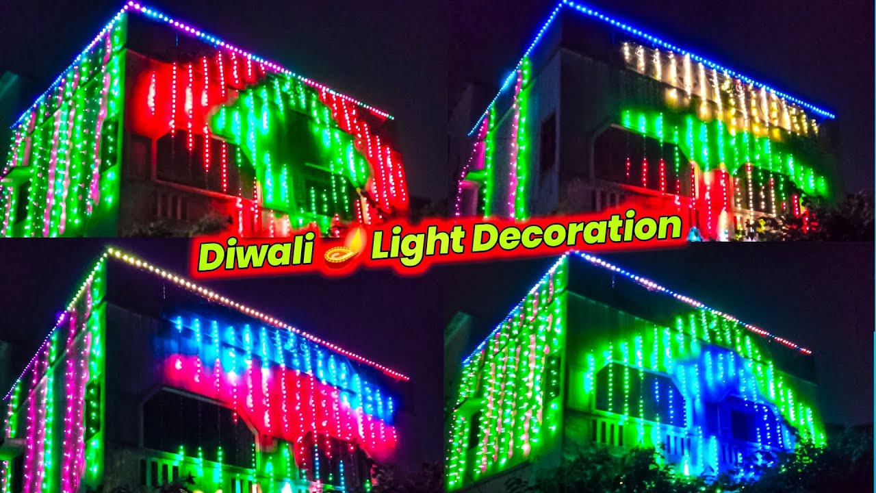 Diwali Light Decoration || Pixel Led Decoration - YouTube