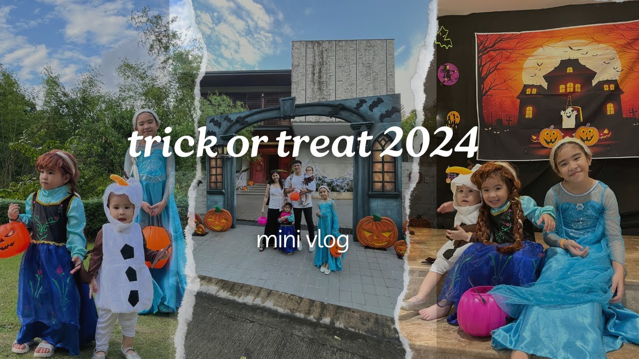 First ever Trick or Treat | The Chu Family - YouTube