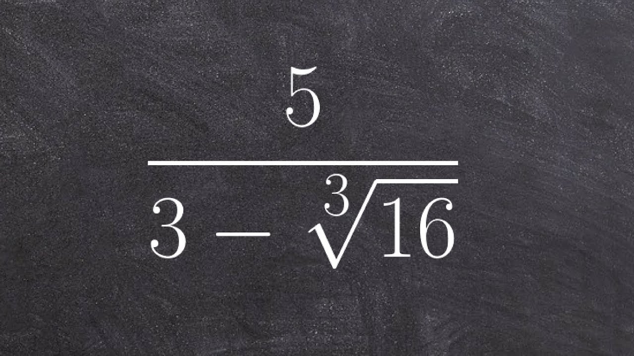 Learn How To Rationalize The Denominator With A Binomial And Cube Root Of A Number YouTube learn-how-to-rationalize-the-denominator-with-a-binomial-and-cube-root-of-a-number-youtube