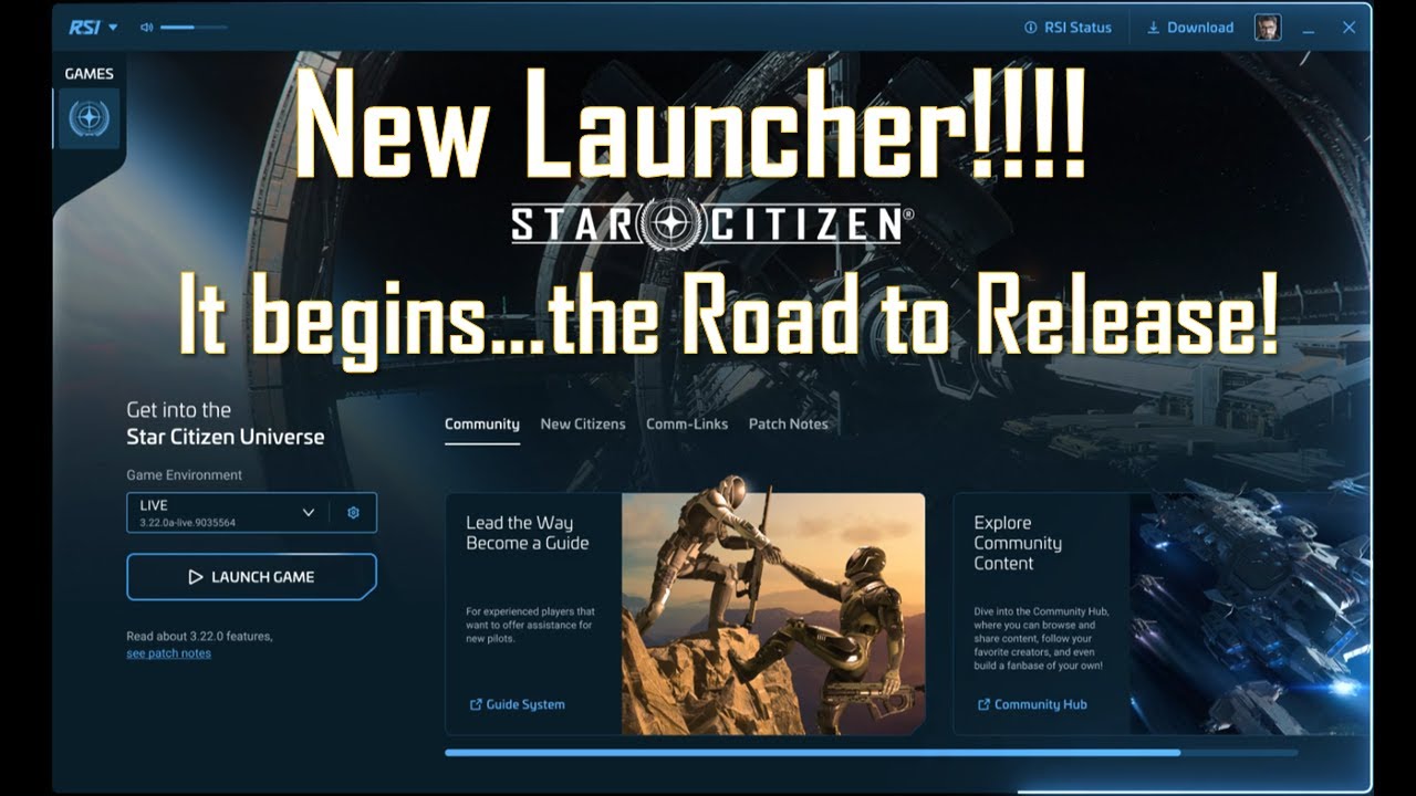 RSI Launcher 2.0 and CitizenCon F5 Wars - YouTube