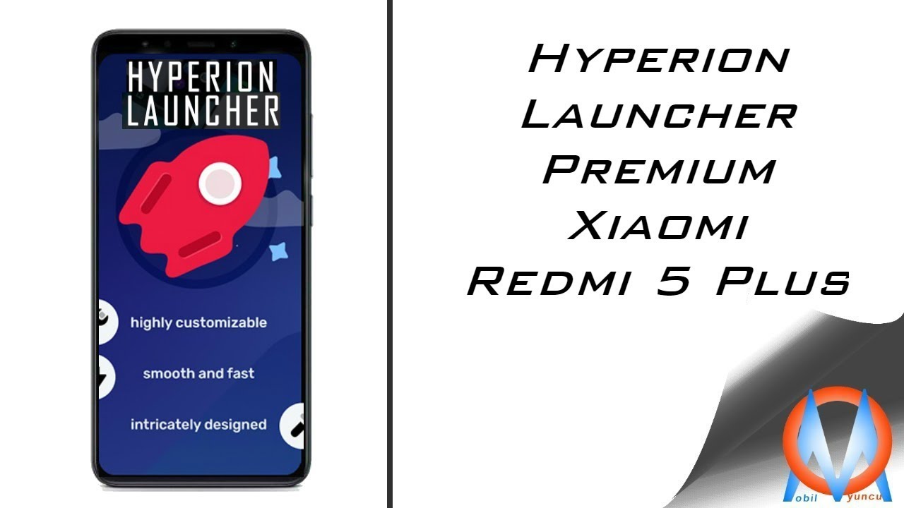 Xiaomi Redmi 5 plus Android Hyperion Launcher Premium Review - YouTube