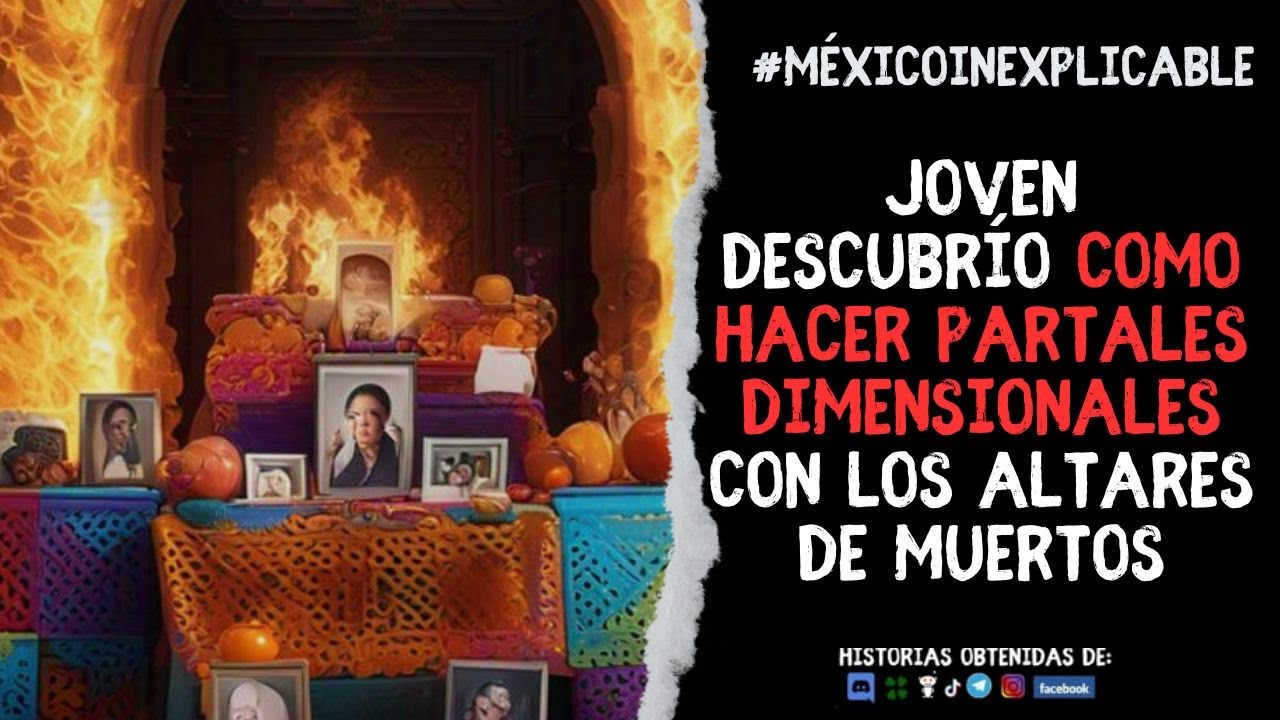 Portales dimensionales con Altares de Muert0s ! Joven descubrió cómo ...