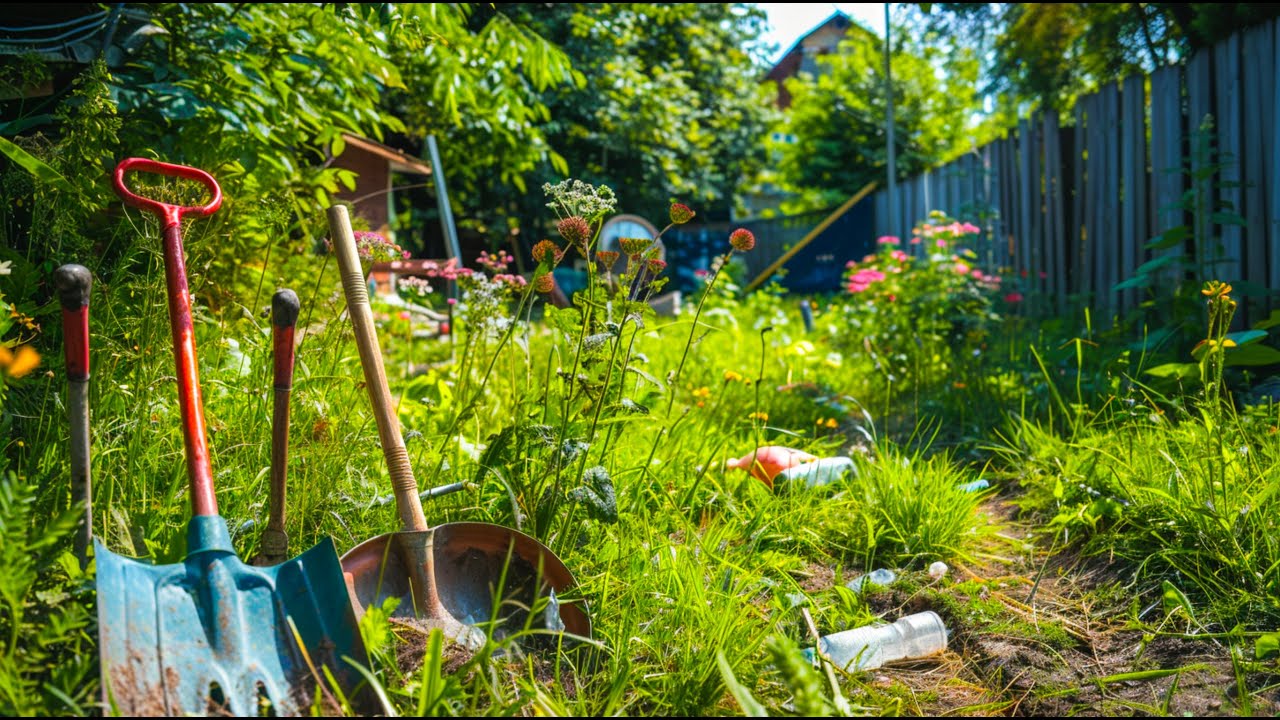 Green Makeover Magic: Overgrown Lawn Mowing, Lawn Makeover. Magical ...