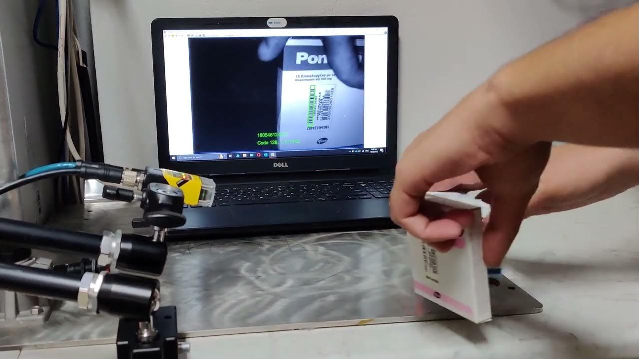 Cognex DM260 - 1D Code Reading - YouTube