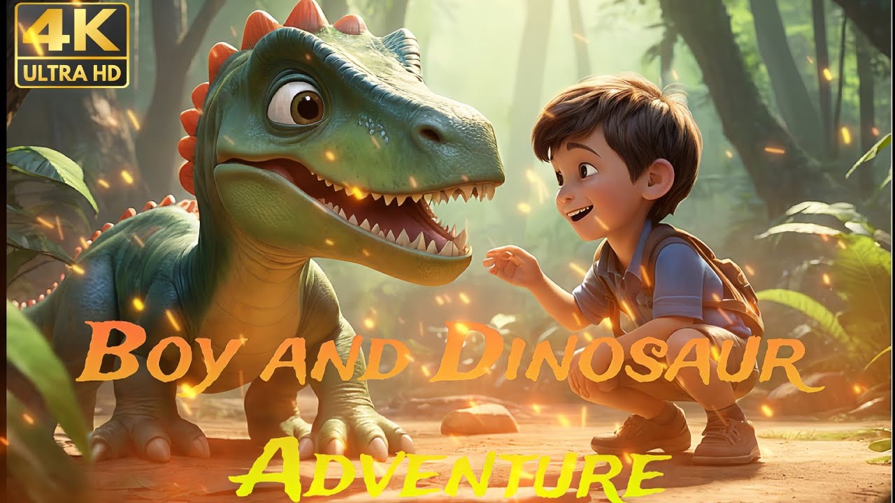 A Boy and His Dinosaur Adventure 🦕 story - YouTube