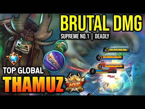 THAMUZ BEST BUILD 2023 | TOP GLOBAL THAMUZ GAMEPLAY | MOBILE LEGENDS ...