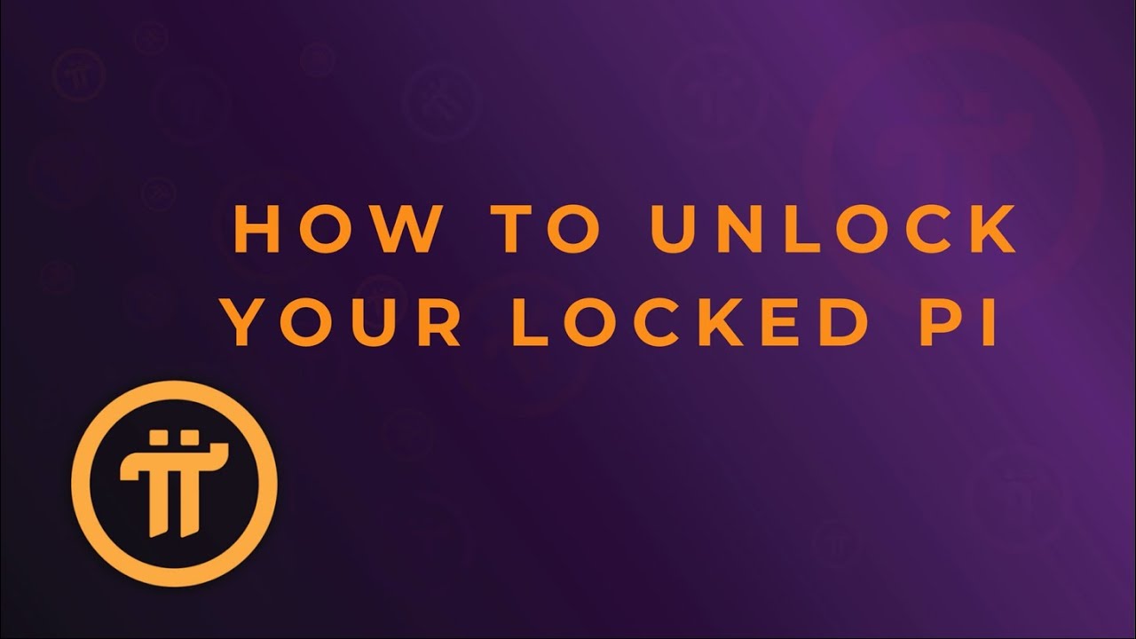 How To Unlock Your Locked Pi - Pi Network Unlock Tutorial - YouTube