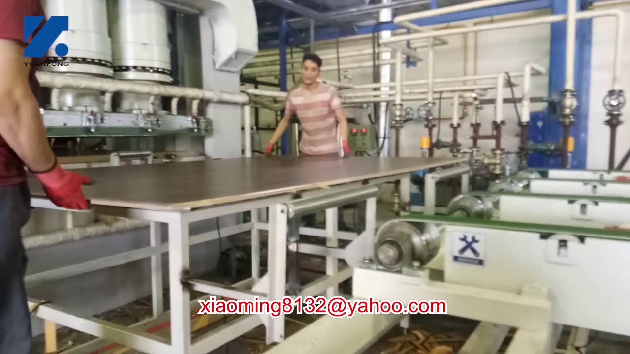 MDF press line，HDF press line/melamine laminate press line,đường dây ...