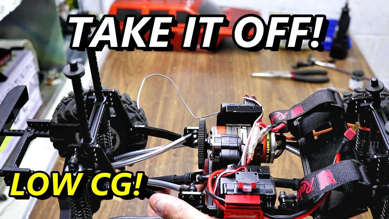 REDCAT GEN7 LOWER CG MOD CUT IT OFF LIGHTEN HER UP! - YouTube