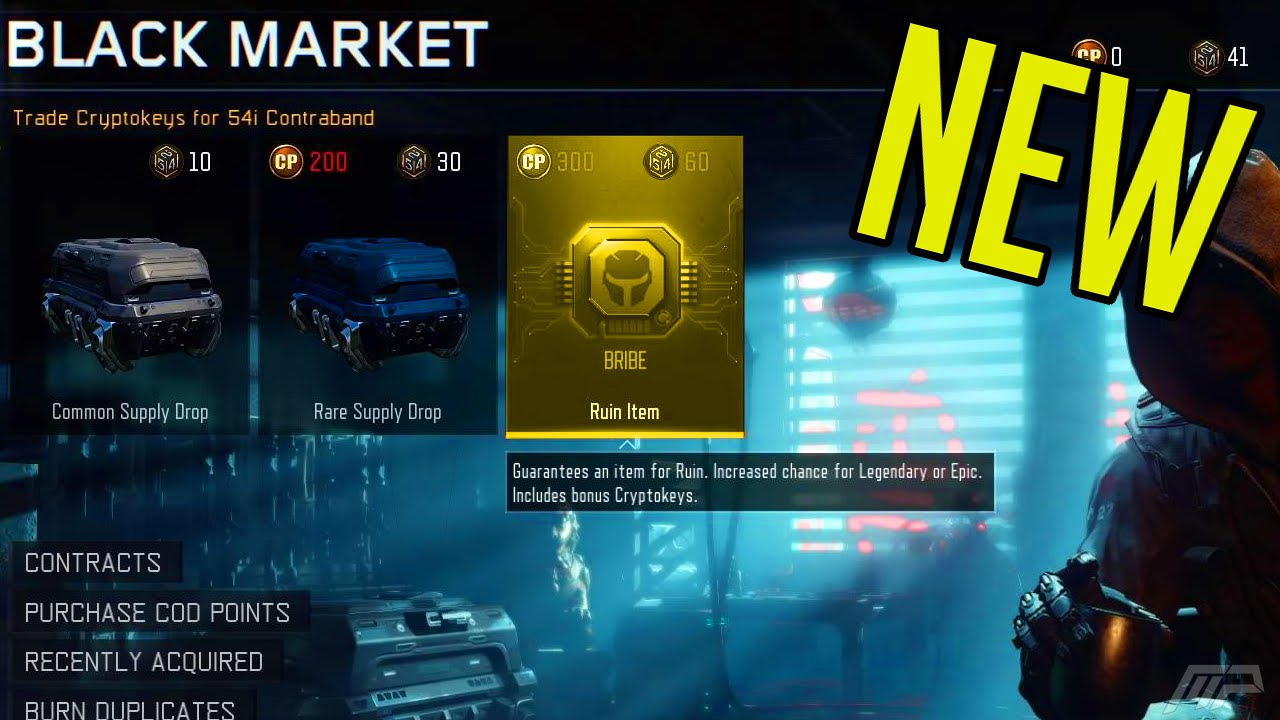 Black Ops 3: NEW Ruin, Outrider & Prophet Specialist Bribe Supply Drops ...