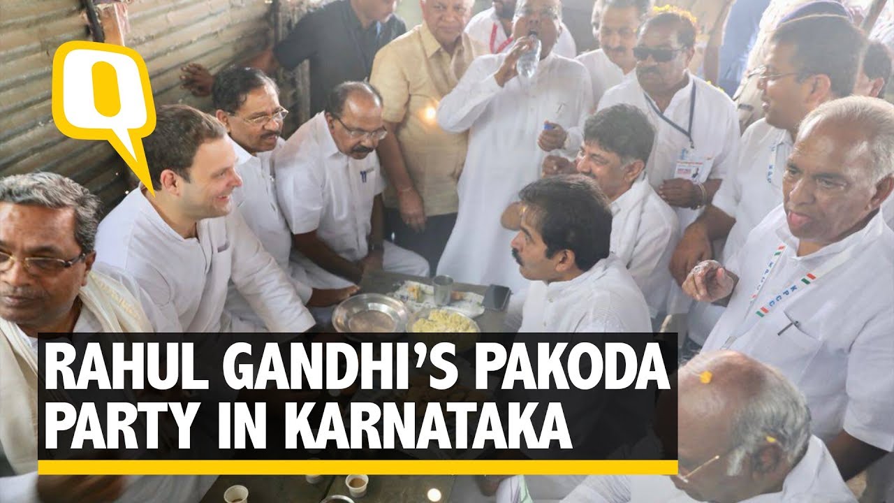 Congress President Rahul Gandhi Throws His Own Chai-Pakoda Party | The ...