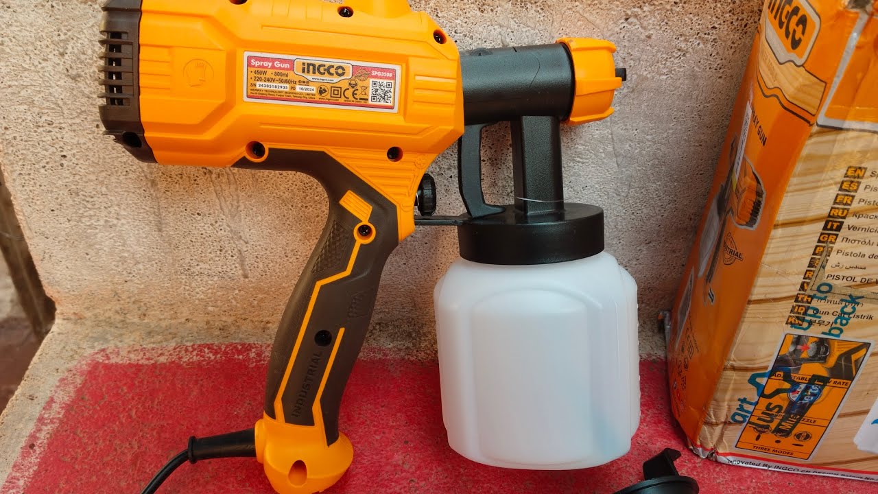 TOOLS MASTER Electric Paint Spray Gun 450W Portable Painting Spraying ...