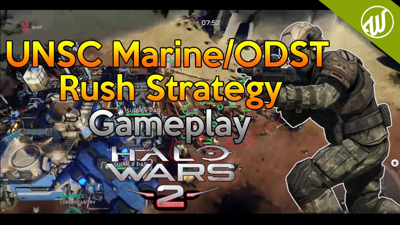 Halo Wars 2 : Captain Cutter (UNSC Marines/ODST Rush) How to Build ...