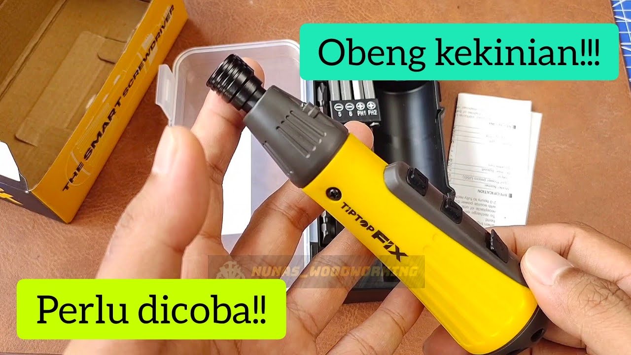 obeng bisa otomatis bisa manual!!! || cordless screwdriver TIPTOP Fix ...