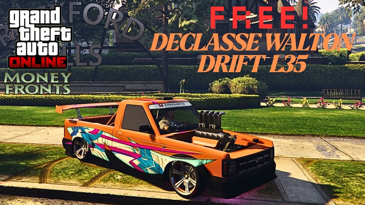 HOW TO GET FOR FREE THE DECLASSE DRIFT WALTON L35 IN GTA ONLINE - YouTube