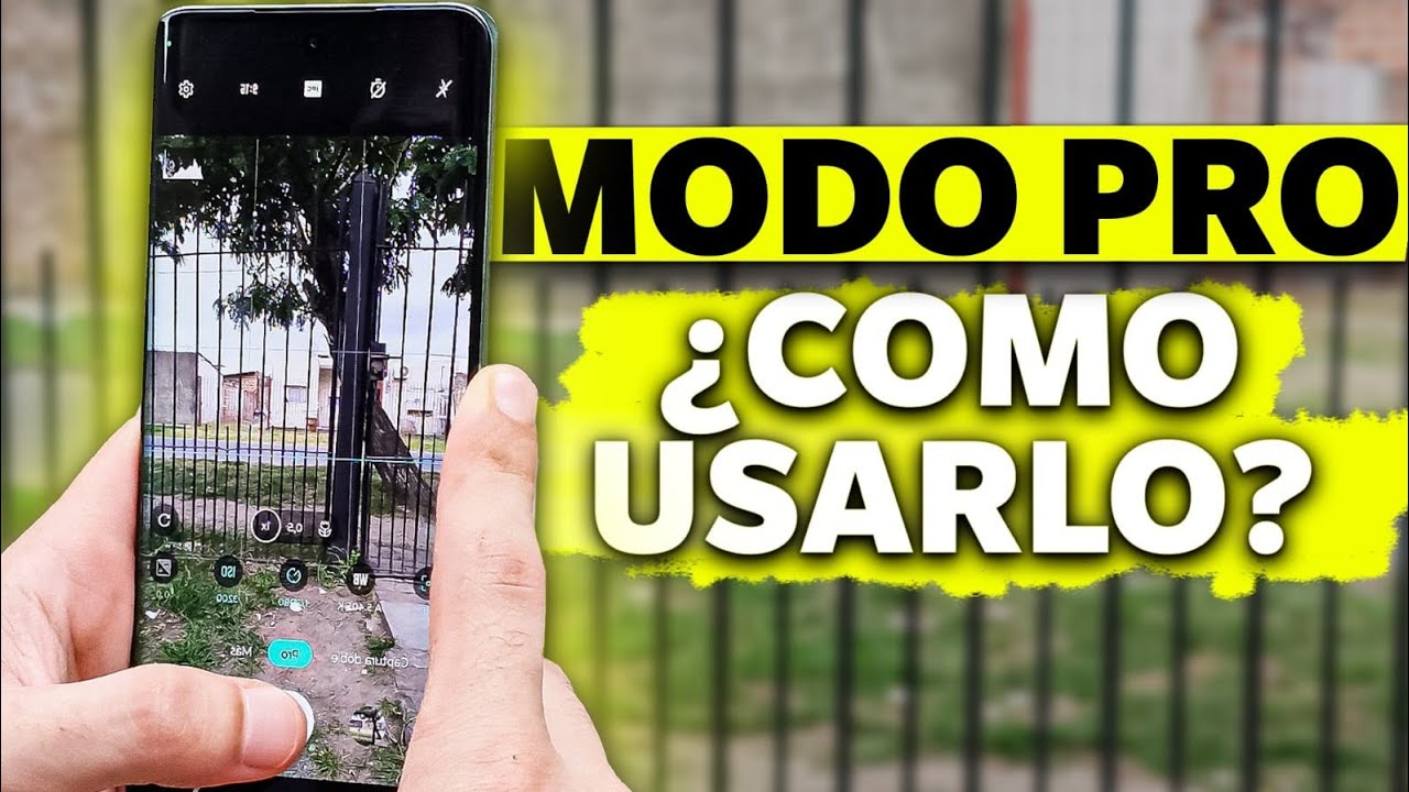 Cómo USAR El MODO Pro De Tu CELULAR - YouTube