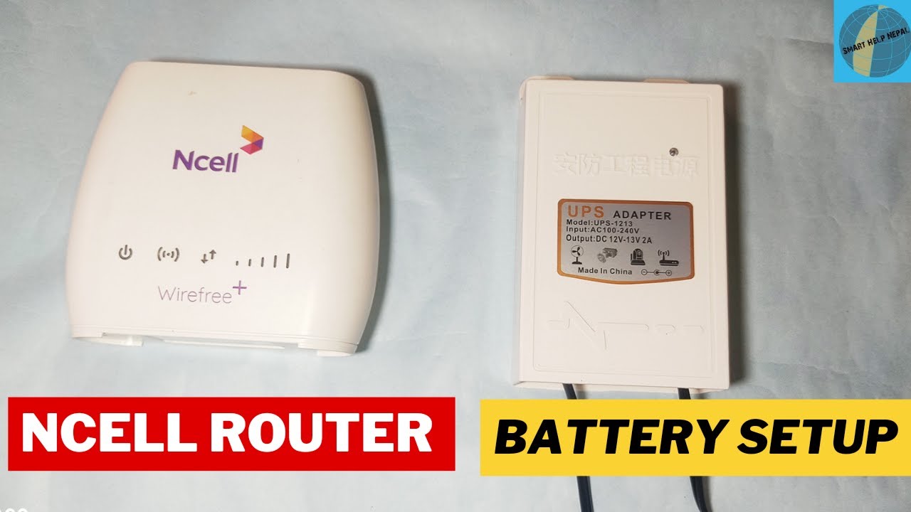 Ncell Router Ma Battery Kasari Lagaune ?? How To Set Battery in Ncell ...