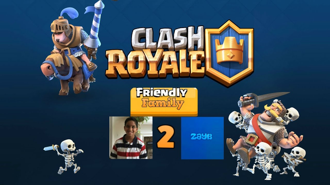 Clash Royale Family Friendly Battles | 2ND ROUND TIME!!!! - YouTube