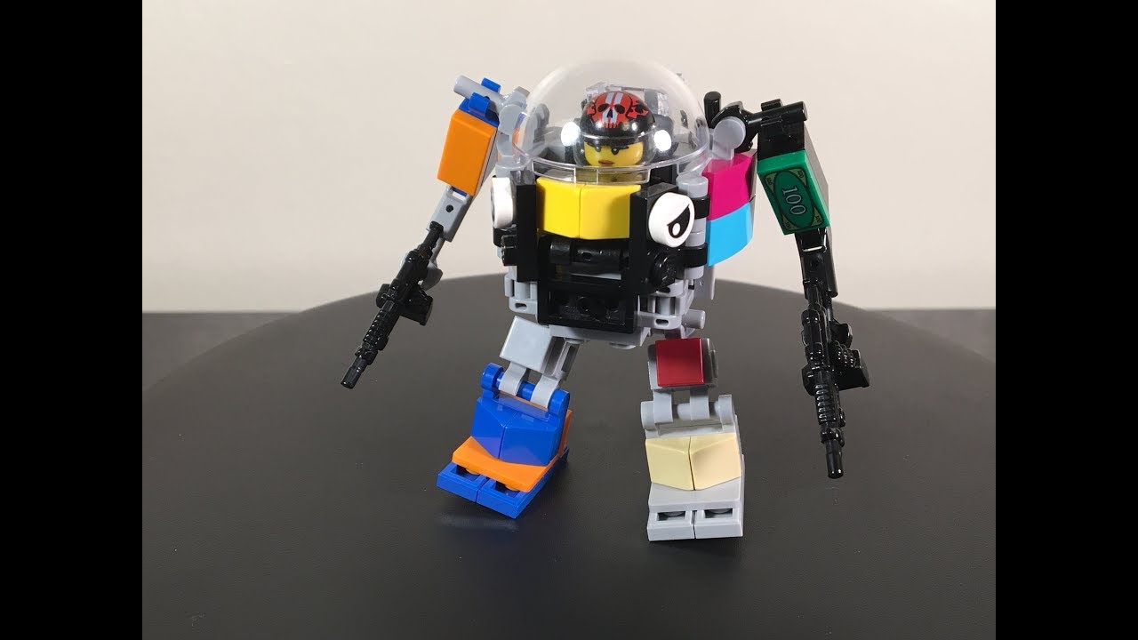 Lego Mech Suit Moc! - Painted Lady - YouTube