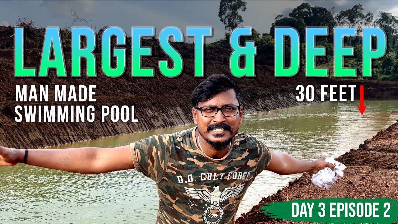 Largest & Deepest Man made Swimming Pool | Mondulkiri Farm Tour ...