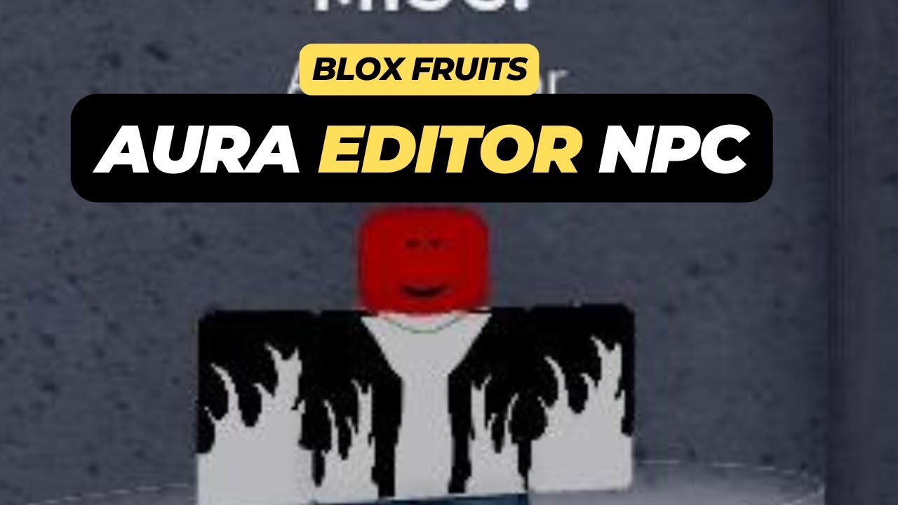 What Does Aura Editor Do in Blox Fruits - YouTube