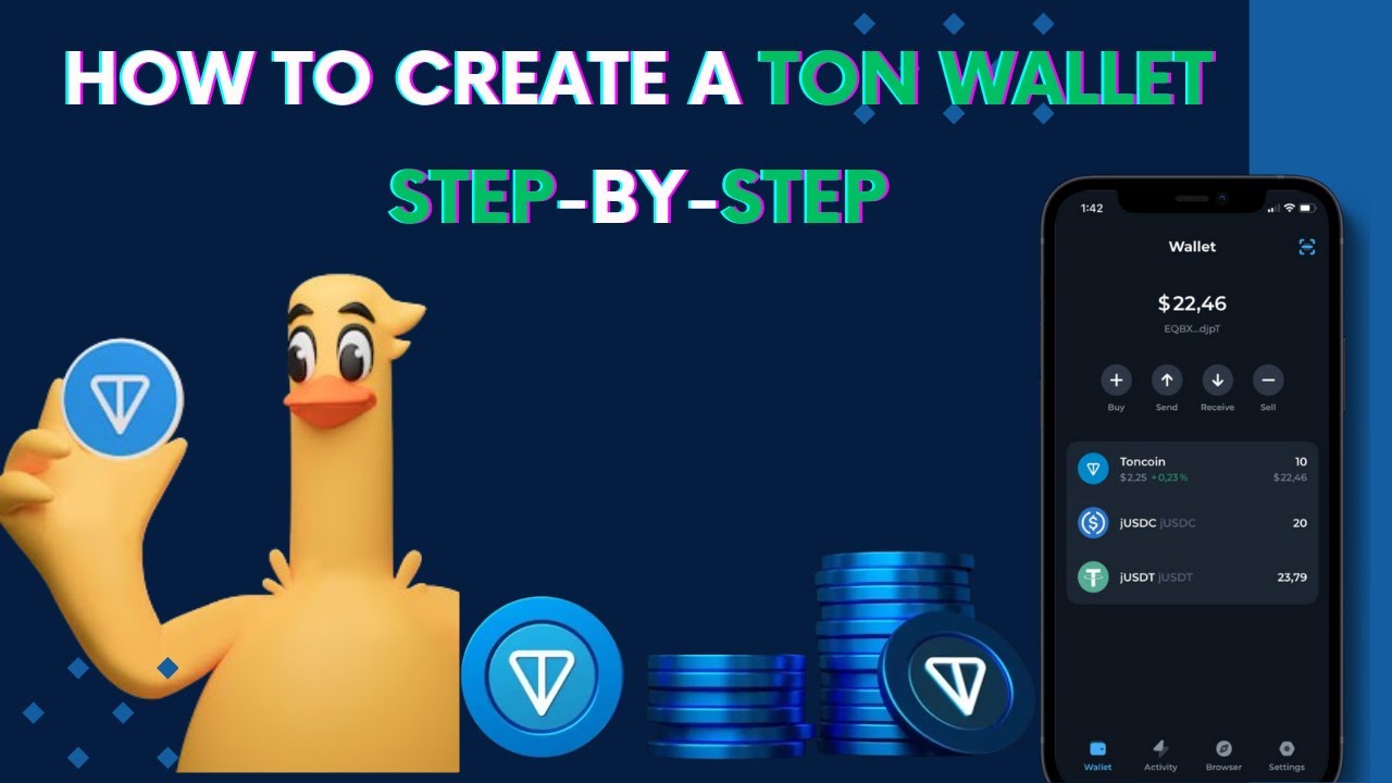 How to create a Ton wallet Step-by-step - YouTube