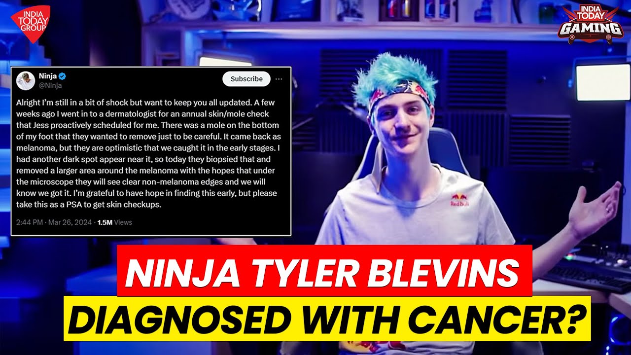 Ninja Diagnosed With Skin Cancer at Age 32! - YouTube