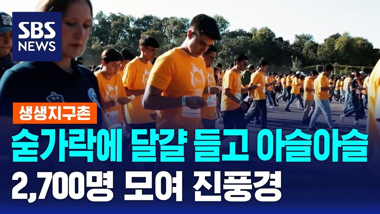 숟가락에 달걀 들고 아슬아슬…2 700명 모여 진풍경 Sbs 생생지구촌 Youtube