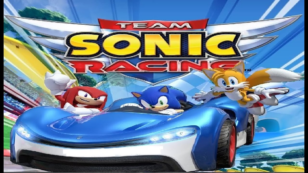 SONIC TEAM RACING SONIC KNUCKLES GAMEPLAY - YouTube
